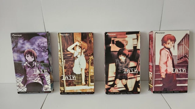 SERIAL EXPERIMENTS LAIN VHS Full Set 1-4 English Dubbed Anime Rare ...