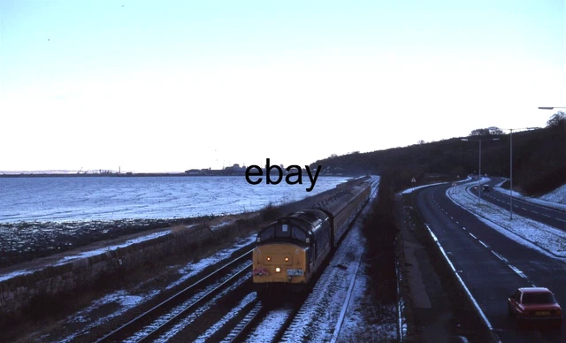 35MM RAILWAY SLIDE - BR Diesel Electric Loco Class 37. 37429 @ Mostyn £ ...