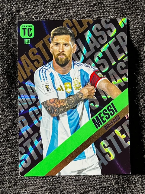 CARTE CARD PANINI Top Class 2025 Master Class Lionel Messi Argentina ...