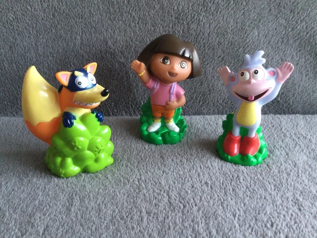 DORA THE EXPLORER Figures - Dora, Swiper & Boots -Viacom Mattel 2003 £5 ...