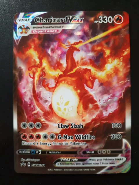 ULTIMATE DRACAUFEU -POKÉMON Sword & Shield- Charizard Vmax Alt Promo ...