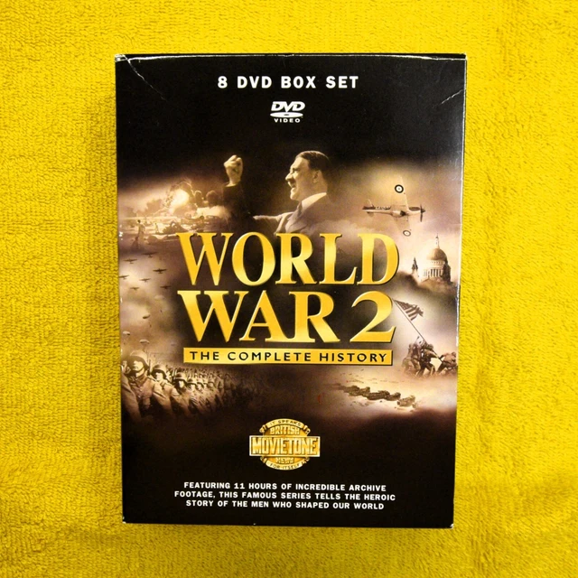 'WORLD WAR 2-THE Complete History' 8 DVD Box Set £7.00 - PicClick UK