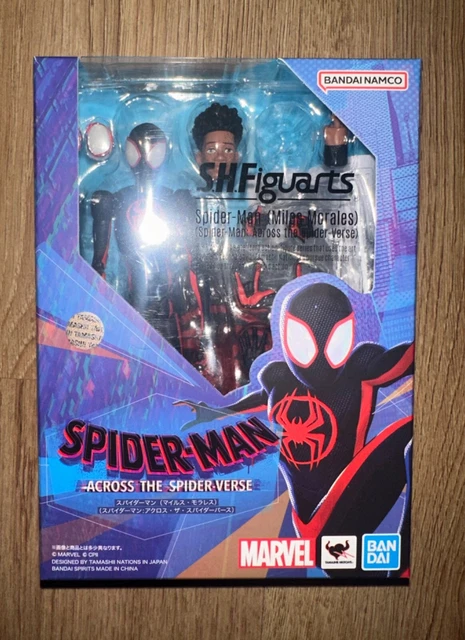 SH FIGUARTS MILES Morales Spider-Man: Across the Spiderverse figure £69 ...