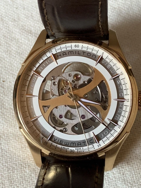 HAMILTON JAZZMASTER VIEWMATIC SKELETON GENT AUTO EUR 690,00 - PicClick DE