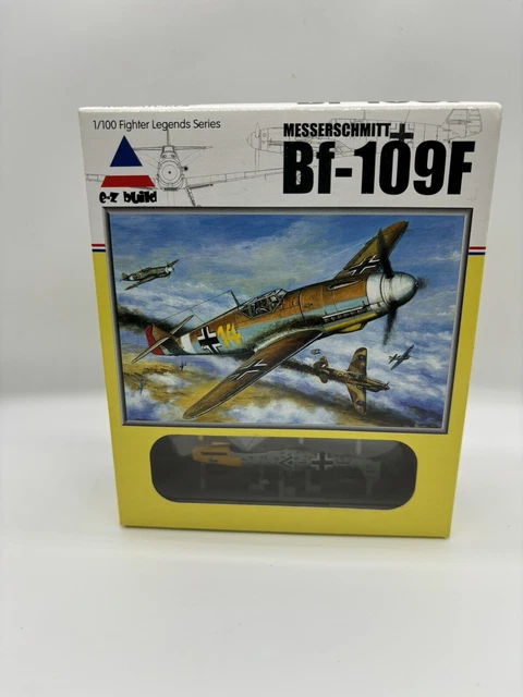 E-Z BUILD 1/100 Fighter Legends Series Messerschmitt Bf- 109F 1005 1/ ...