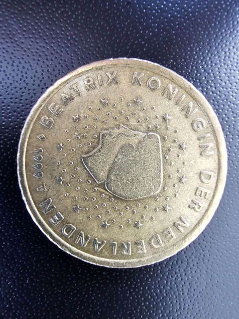 MONETA 50 CENTESIMI di Euro 1999 "BEATRIX KONINGIN DER NEDERLANDEN ...