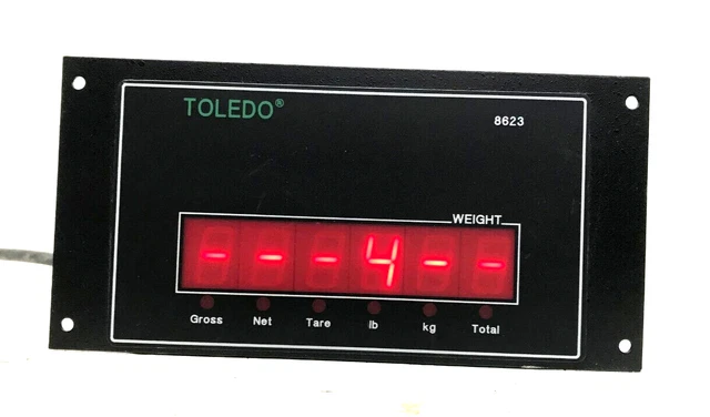 METTLER TOLEDO MODEL 8623 Ram No. 0002 SCALE DISPLAY UNIT (1A1) $325.00 ...