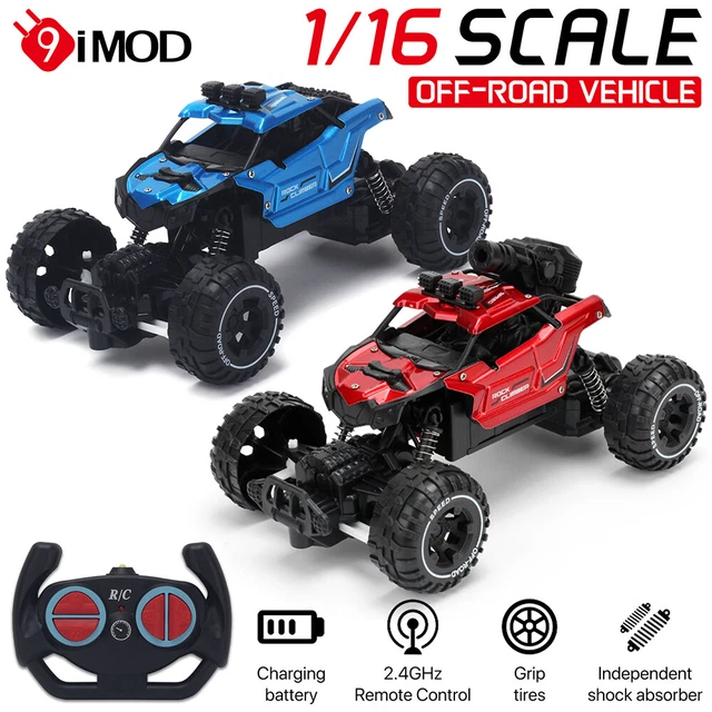 RC CAR 1/16 4CH Off-Road Vehicle 2.4G Remote Control High Speed ...