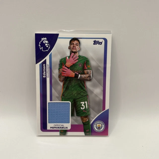 TOPPS PREMIER LEAGUE 2026 Ederson Base Patch Card £7.05 - PicClick UK