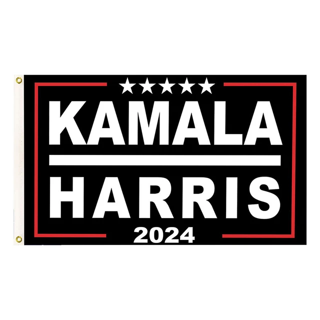 KAMALA HARRIS 2024 US Presidential Election Flags Vivid Color for ...