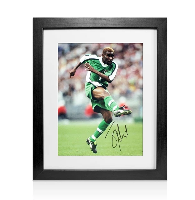FRAMED JAY-JAY OKOCHA Signed Nigeria Photo Autograph £50.00 - PicClick UK