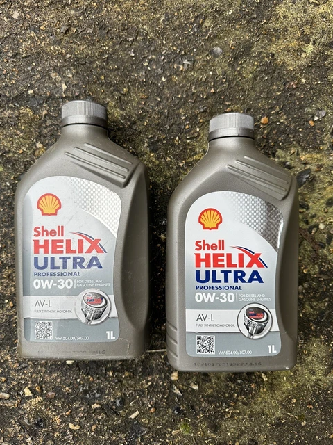 SHELL HELIX ULTRA Professional 1L Engine Oil 1 Litre 0W30 AV-L ...