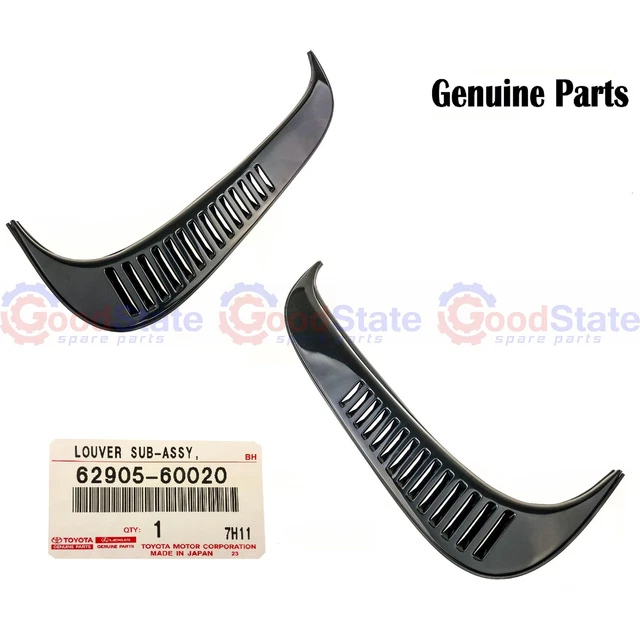 GENUINE TOYOTA LANDCRUISER 80 series Rear Slide Vent Window Louvre ...
