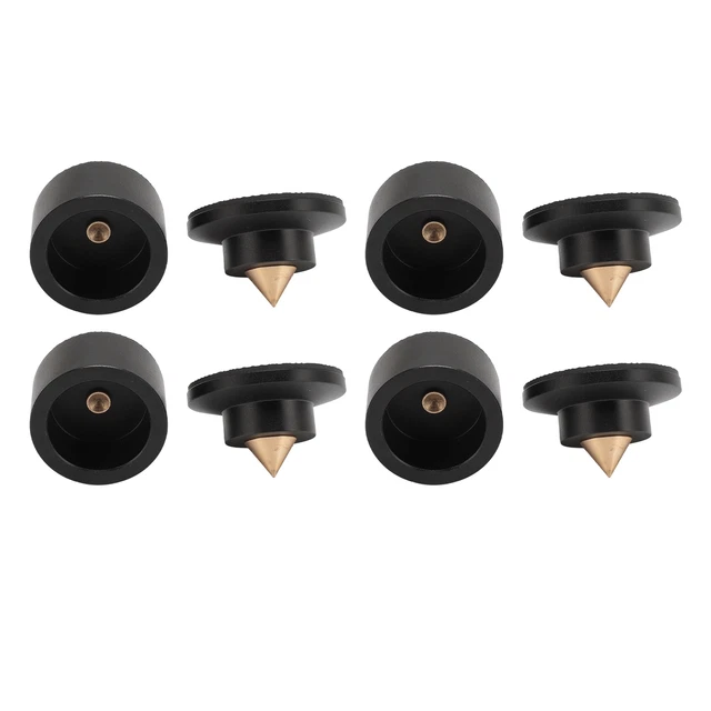 SPEAKER ISOLATION SPIKE Feet Pad Speaker Shock Absorber Isolation Feet ...