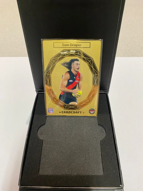 2023 AFL TEAMCOACH 24K Gold Card Craft Set- Sam Draper (Essendon) EUR ...