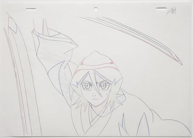 BLEACH ANIMATION PRODUCTION Cel Drawing Douga Genga: Rukia - 4230 EUR ...