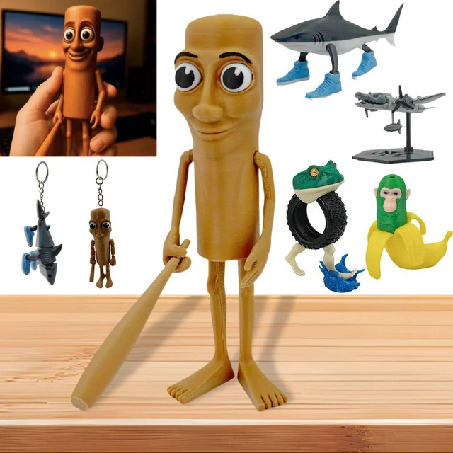 TUNG TUNG SAHUR Italian Brainrot Wooden Stick Creative Toys Desktop ...
