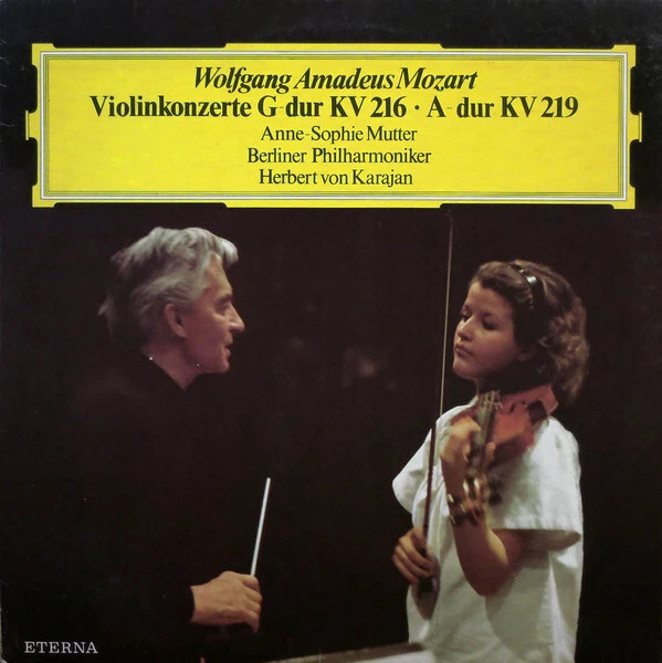 WOLFGANG AMADEUS MOZART, Anne-Sophie Mutter, Berliner Philharmoniker ...