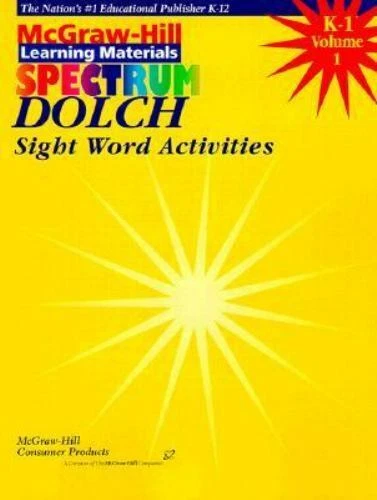 dolch-sight-word-activities-grades-k-1-volume-1-by-marinovich-carol