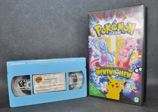 CASSETTA K7 VIDEO VHS Vintage Nintendo Pikachu Pokemon Il Film Mewtwo ...