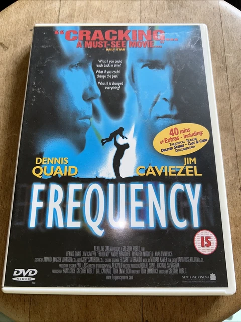 FREQUENCY (DVD, 2000) Dennis Quaid & Jim Caviezel £2.90 - PicClick UK