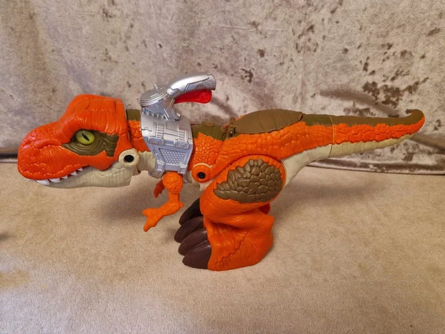 JURASSIC WORLD IMAGINEXT Mega Mouth T.Rex Dinosaur Toy Orange Kids £20. ...