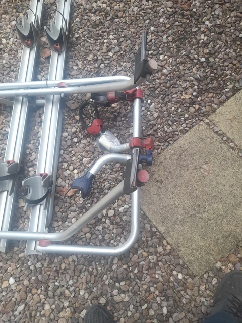 VW T5 T6 Fiamma Bike Rack Carrier for 2 Bikes Tailgate Transporter T5 ...