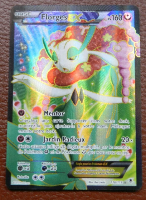 CARTE POKEMON FLORGES EX 116/119 Ultra rare full art fr EUR 3,43 ...