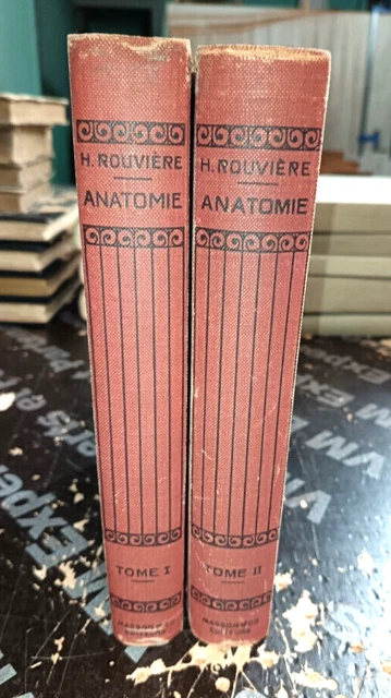 MEDECINE ANATOMIE TRAITE D'anatomie Humaine Rouviere 1954 Complet 2 Vol ...