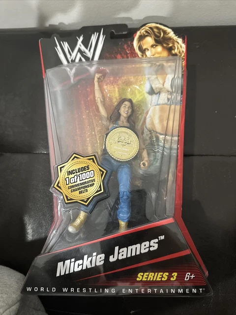 MATTEL WWE BASIC Series 3 Mickie James WWF Diva MOSC MOC neuf scellé ...