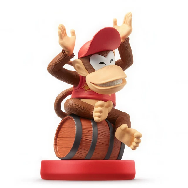 DONKEY KONG DIDDY Kong Figurine Super Mario Series amiibo Nintendo NIB EUR 34,90 - PicClick FR