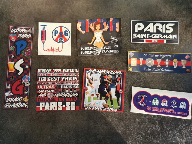 LOT STICKERS ULTRAS Autocollant PSG Paris Boulogne Supras Auteuil Boys ...