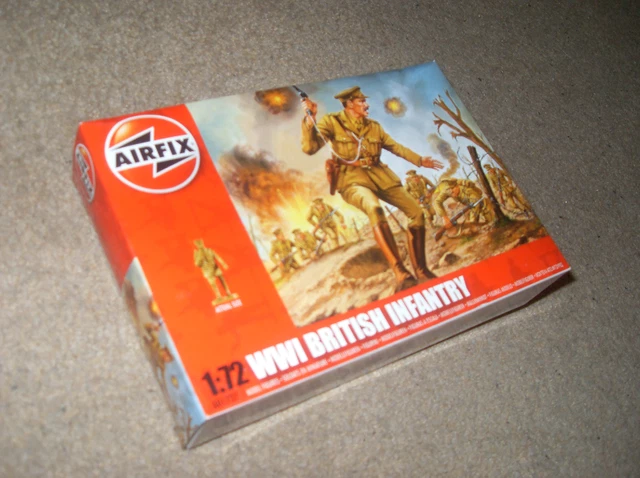 AIRFIX 1:72 WWI British Infantry Figures Soldiers Model Set A01727 NEW ...