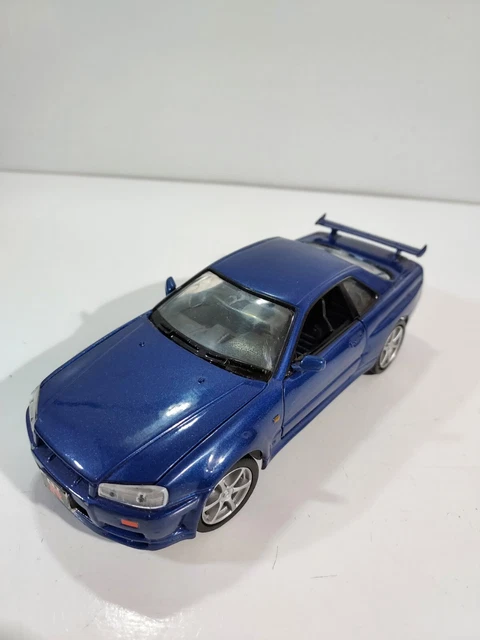 MOTOR MAX 1:24 Die Cast R34 Nissan Skyline GTR V Spec $20.00 - PicClick