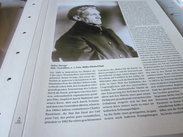 KAISERREICH ARCHIV N5 5355 Stefan George Schriftsteller 1868-1933 EUR 6 ...