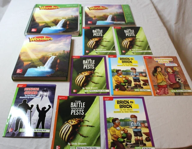MCGRAW HILL WONDERS Grade 4 Reading Student Teacher Textbook & Leveled ...