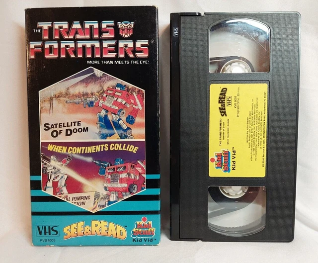 THE TRANSFORMERS SEE & Read VHS 1985 Satellite of Doom & When ...