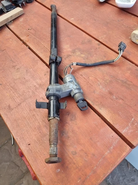 CLASSIC MINI STEERING column, complete with ignition lock and key Off ...