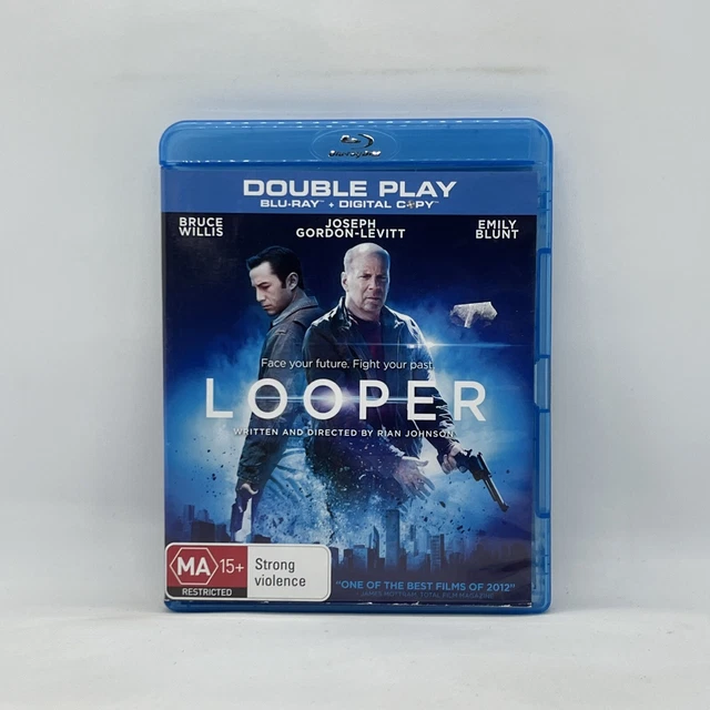 LOOPER BRUCE WILLIS Emily Blunt Blu ray Movie Film Free Tracked Post ...