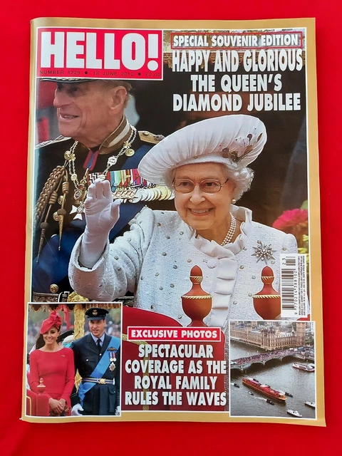 QUEEN ELIZABETH DIAMOND Jubilee ~ Hello Magazine Special Souvenir Issue ...
