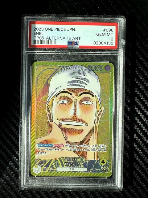 PSA 10 ENEL L-P [OP05-098] One Piece Card Game Awakening of the New Era £52.13 - PicClick UK