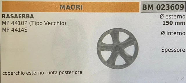 ROUE TONDEUSE BRUMAR Maori BM023609 EUR 3,10 - PicClick FR