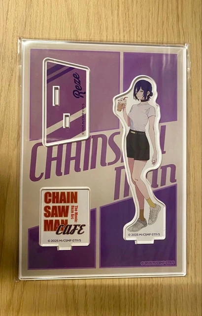 CHAINSAW MAN CAFE Reze Arc Cafe Reze Acrylic Stand [Unused] £103.94 ...