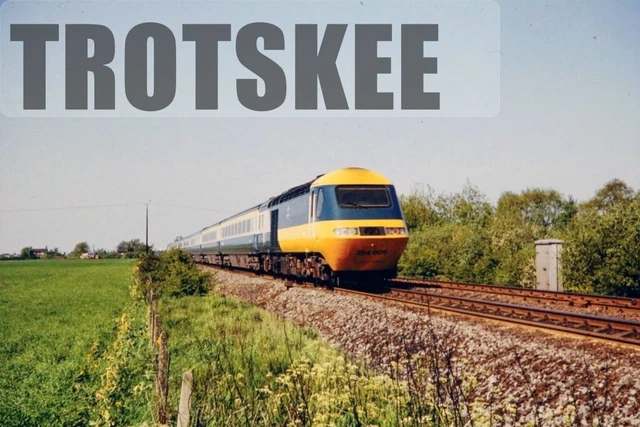 35MM SLIDE BR British Railways Diesel HST Intercity 125 254 005 Selby ...