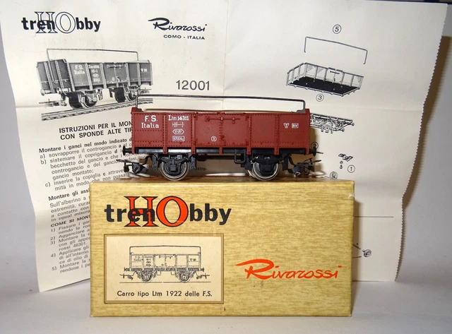 RIVAROSSI HO ART. 12001 TrenoHobby carro aperto tipo Ltm -FS EUR 16,50 ...
