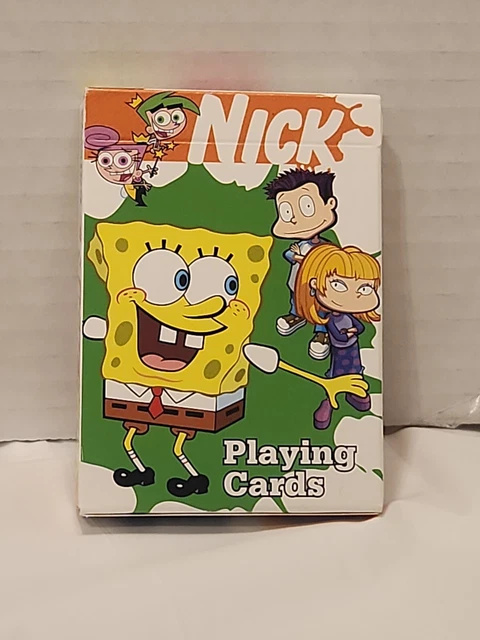 NICK JR PLAYING Cards - 2004 Spongebob, Fairly OddParents, Rugrats £2. ...