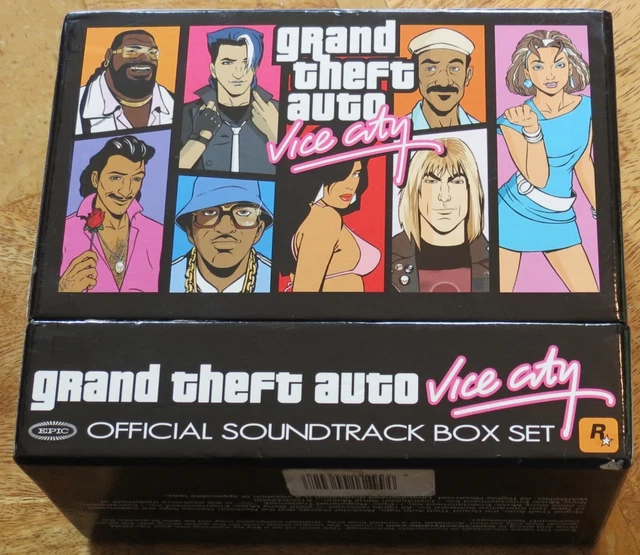 GRAND THEFT AUTO Vice City Official Original Soundtrack - 7 CD Box Set ...
