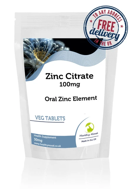 ORAL ELEMENTAL EXTRA Zinc Zink 30mg Zn 30/60/90/120/180/250 Veg Tablets ...