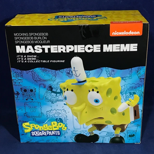NEW MOCKING SPONGEBOB Spongebob Squarepants MASTERPIECE MEME FIGURE ...