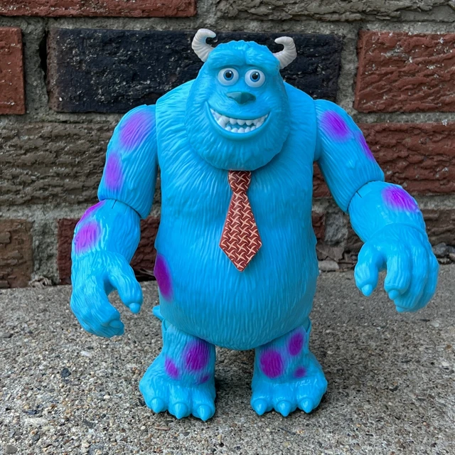 DISNEY PIXAR MONSTERS Inc. Mattel 8” Sully Action Figure at work red ...